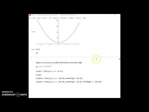 MAT221 Using Mathematica as a calculator and graphing tool