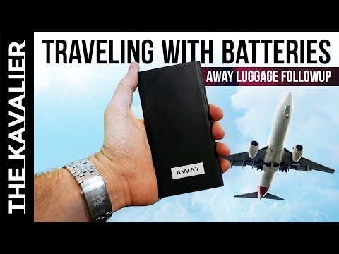 Traveling with Smart Luggage & Batteries in 2019 (Away Luggage Followup)