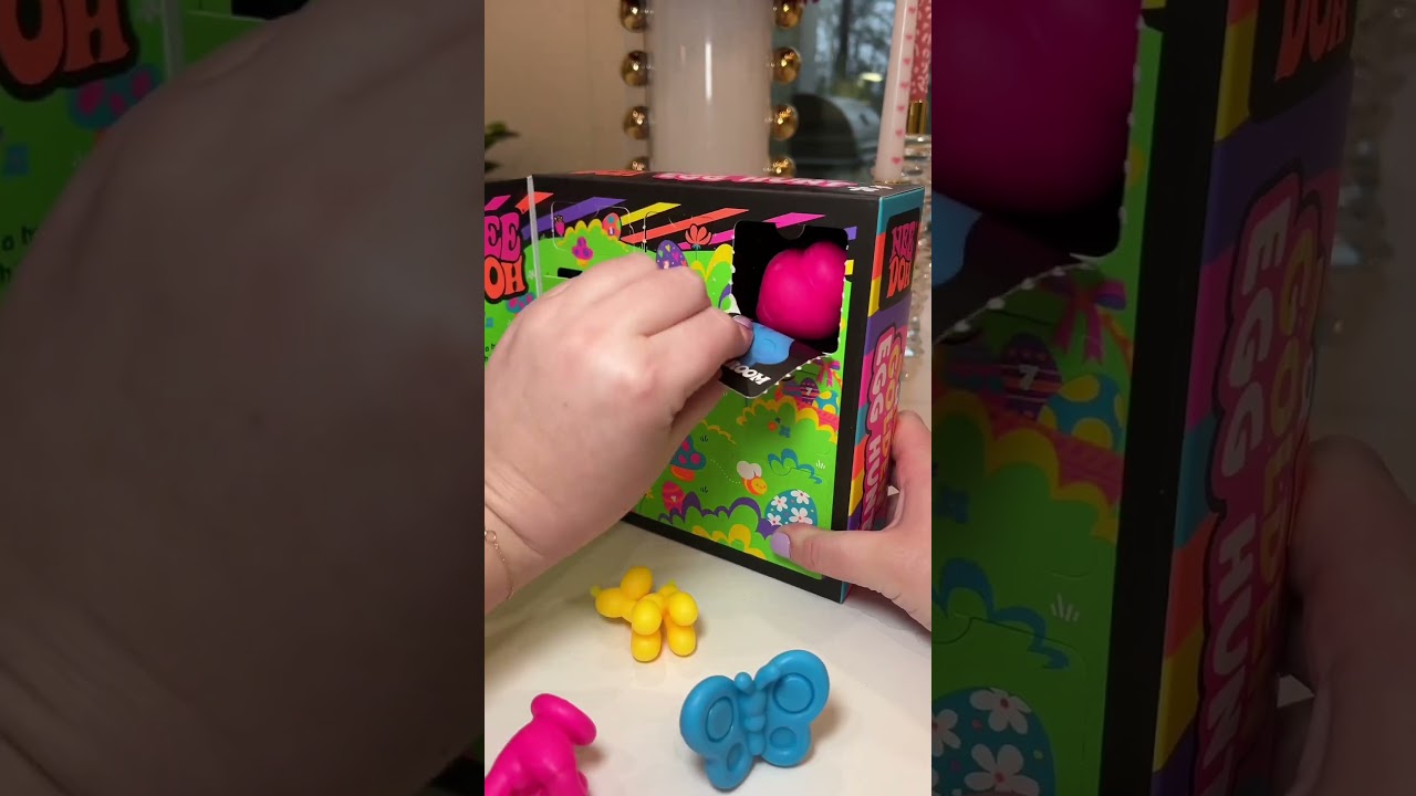 Nee Doh Golden Egg Hunt🐰🤩🥚 #easter #eastereggs #egghunt #needoh #easterbasket #easterbasketideas