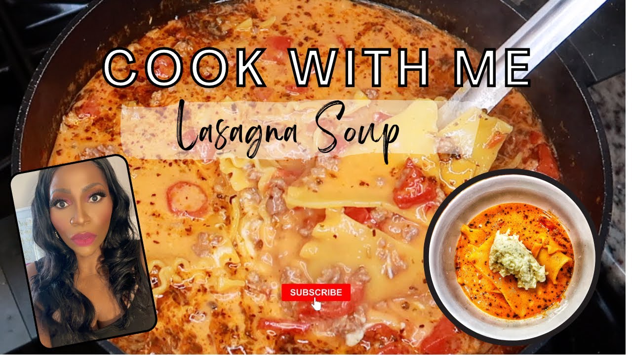 COOK WITH ME | Viral TikTok Lasagna Soup (Beginner Friendly)