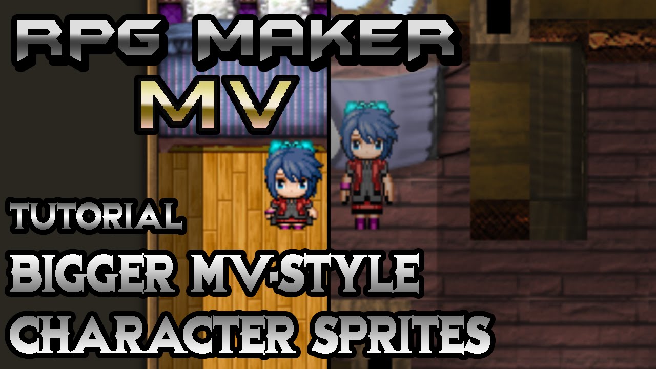 RPG Maker MV Tutorial: Bigger MV-Styled Character Sprites!