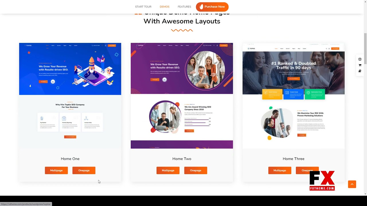 Topkie - SEO Marketing WordPress Theme SEO Marketing social media marketing agency