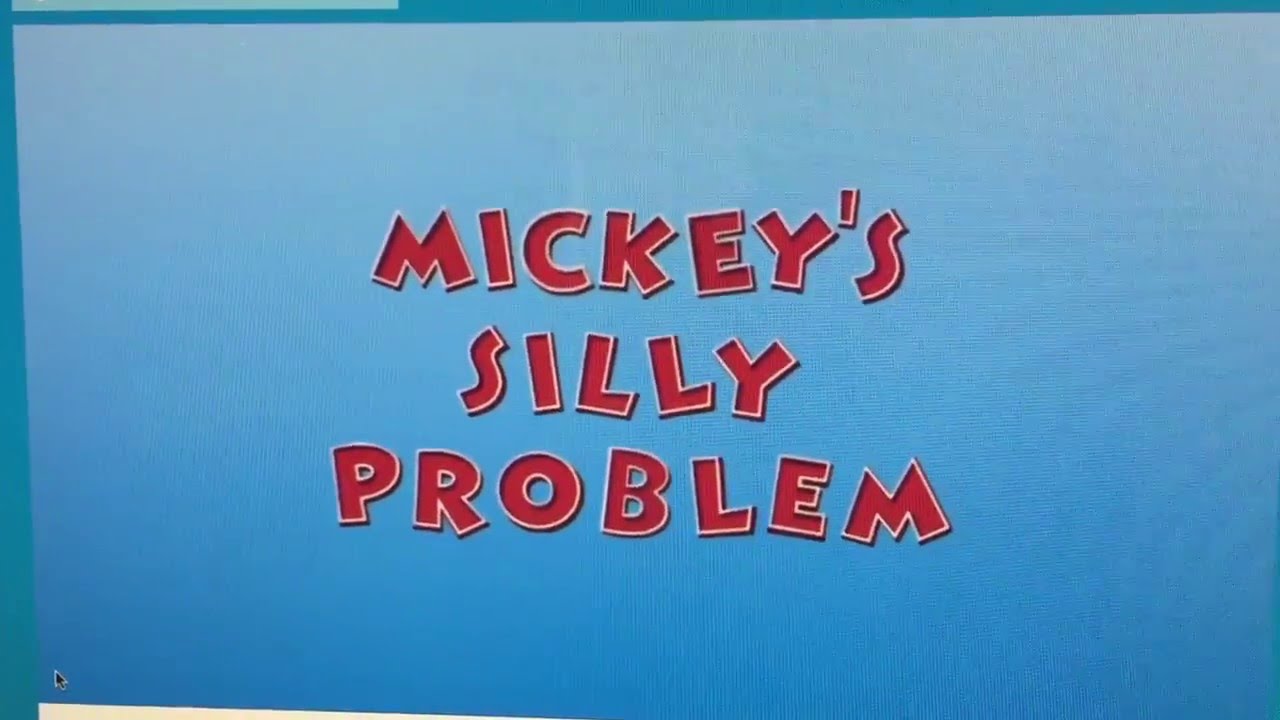 Mickey's Silly Problem Episode Title Card