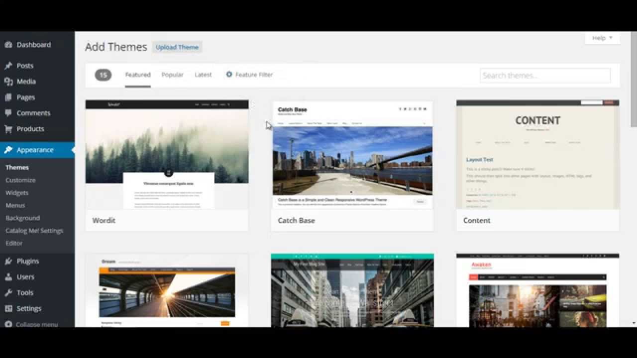 Theme Integration Wizard - eCommerce Product Catalog