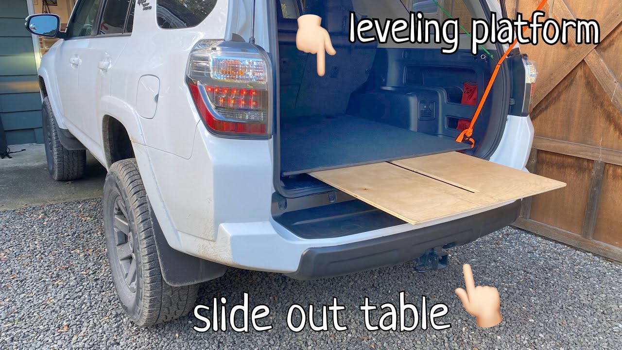 DIY 4Runner leveling platform and slide out table
