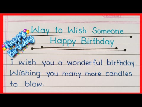 Different Ways To Wish Happy Birthday // Short And Simple Way To Say Happy Birthday To You 🎉💐