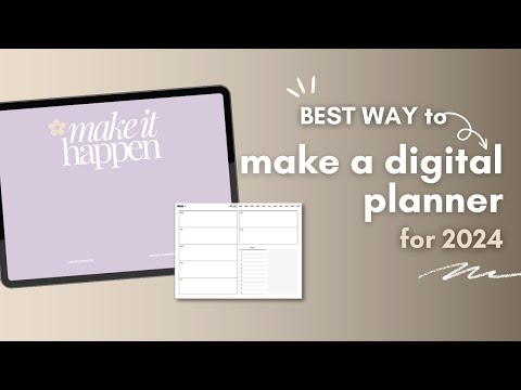 BEST WAY to make a DIGITAL PLANNER for 2025 - Planify Pro review