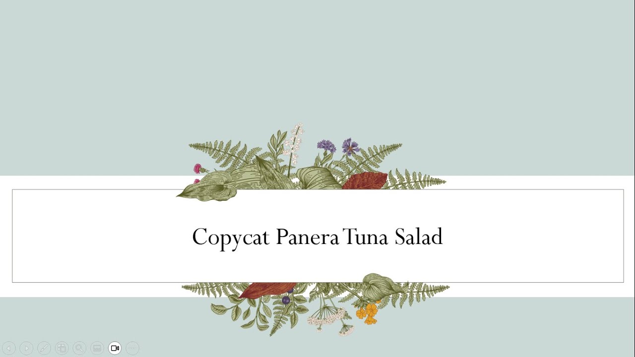 #friday5ingredients by @CarriesCulinaryCrafts Panera copycat Tuna Salad