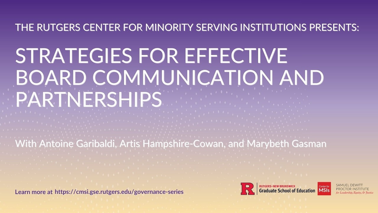 Strategies for Effective Board Communication and Partnerships