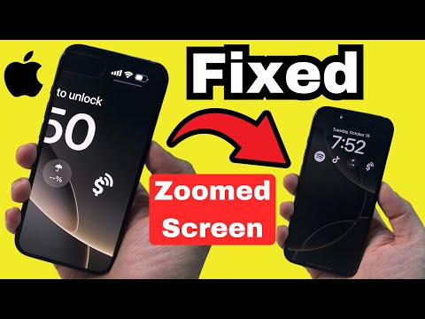 Fixed: iPhone 16/16 Pro screen zoomed in Stuck [Lock Screen Zoom stuck] 16 Pro Max