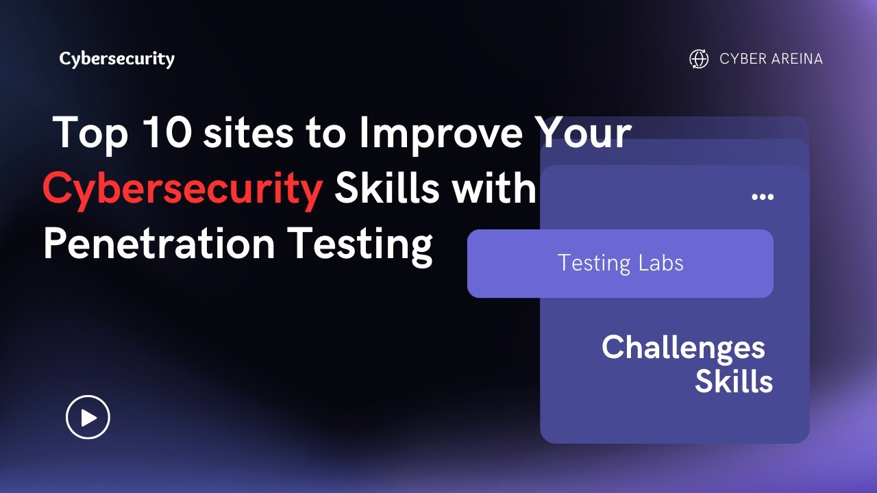 Top 10 sites to Improve Your Cybersecurity Skills with Penetration Testing