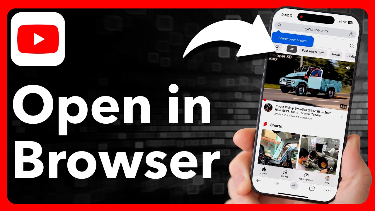How To Open YouTube In Chrome Browser Not The App