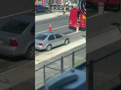Flagger force vehicle on standby