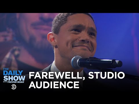Trevor Sings a Tribute to the Studio Audience | The Daily Show
