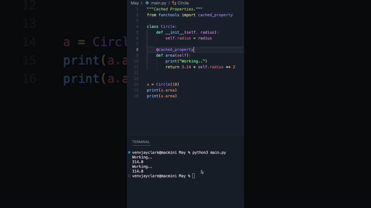 Python 3 | Cached Properties are Wonderful #coding #programming