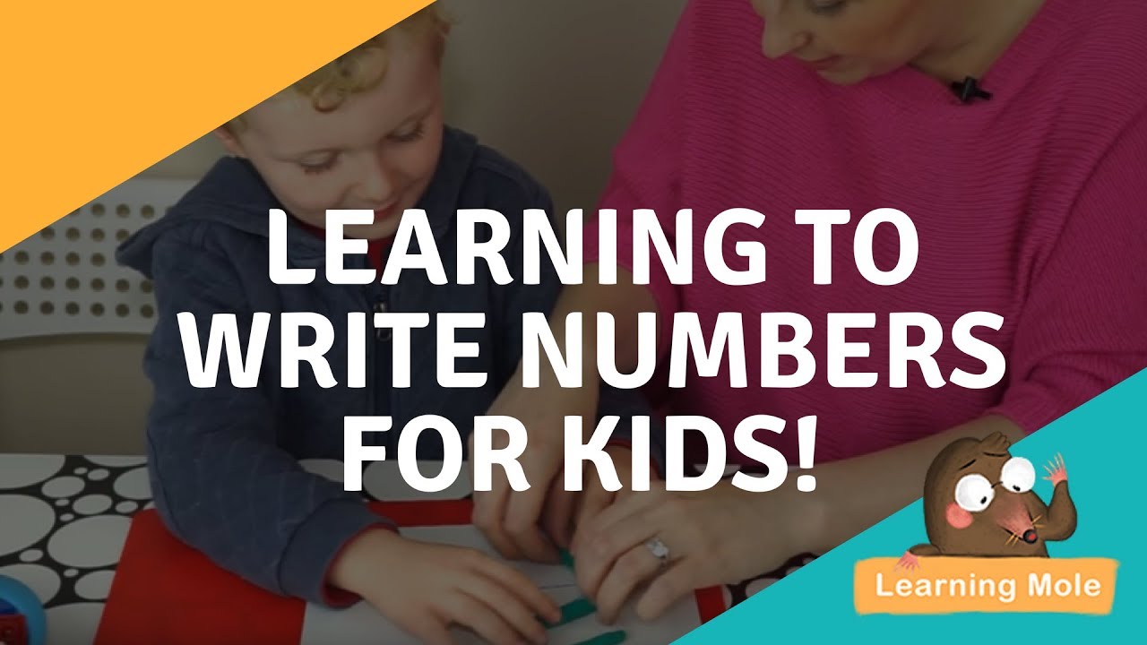Math Games for Kids | Learning to Write Numbers for Kids | Using Different Tools to Teach Numbers
