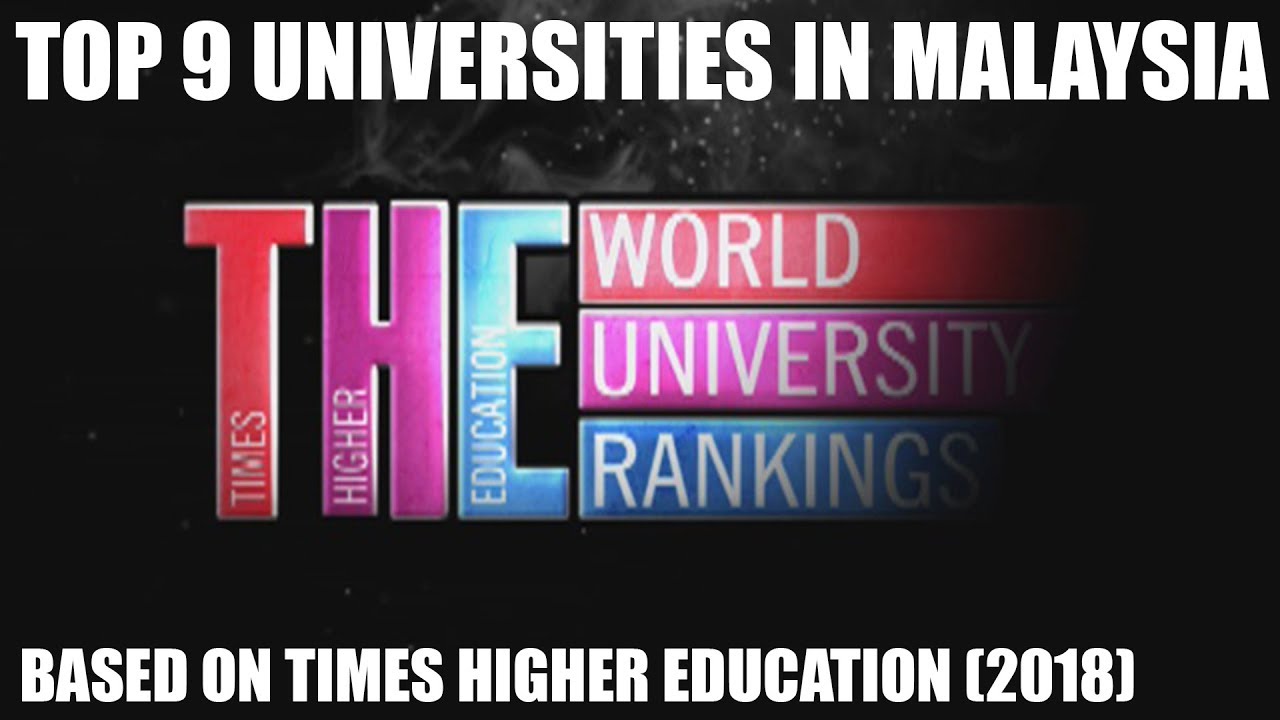 TOP 9 UNIVERSITIES IN MALAYSIA | TIMES HIGHER EDUCATION 2018