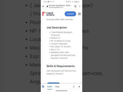 java developer if you are interested kindly send me the resume