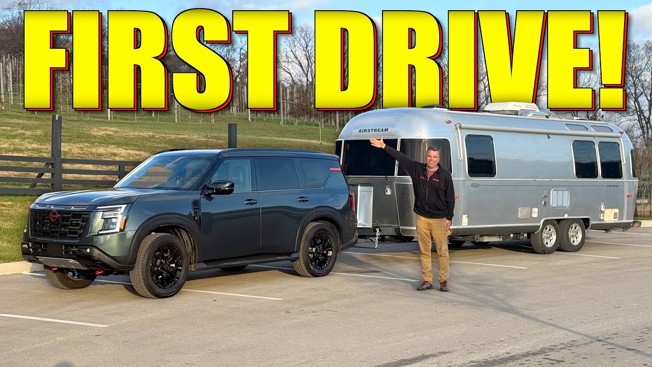 Here's Your COMPREHENSIVE 2025 Nissan Armada Review: Towing, Off-Road AND MPG!