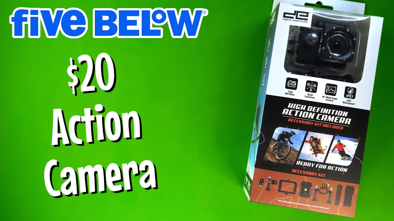 $20 HD Action Camera from Digital Essentials | Five Below Review