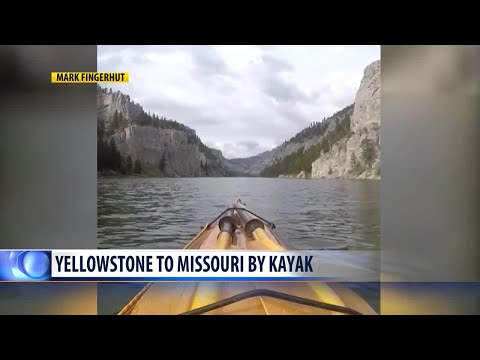St. Louis man stops in Great Falls while kayaking Missouri River