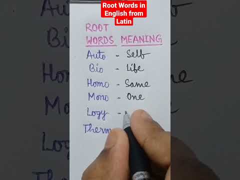 Root Words in English from Latin #shorts #english #englishgrammar #englishvocabulary #spokenenglish
