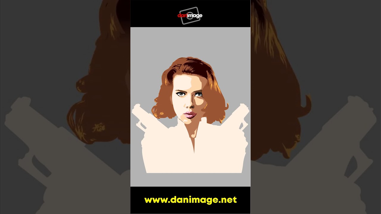 Black Widow Vector Image