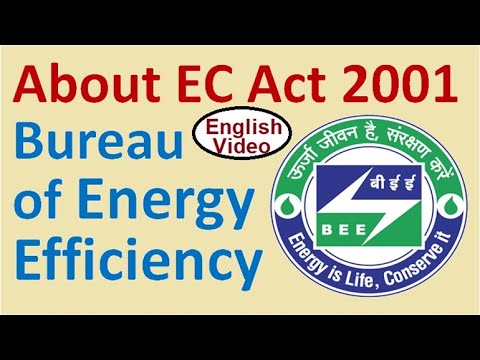 Energy Conservation Act 2001, Bureau of Energy Efficiency, Star energy label, ECBC, DSM, PAT, EV