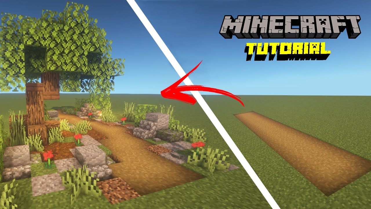 Minecraft Path Tutorial/Idea!