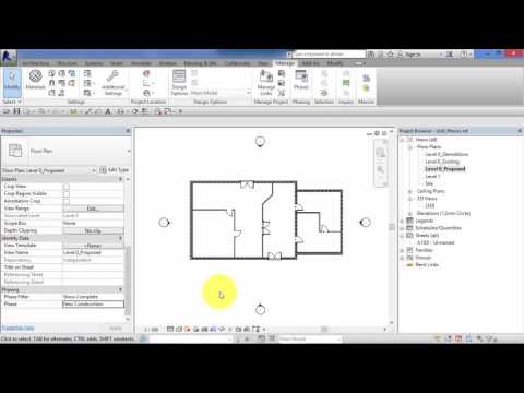 Module 9: Unit 1: Revit Architecture: Phases Video Lecture - Design Softwares