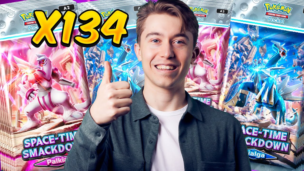 I opened 134 of New Pokemon TCG Pocket Packs!