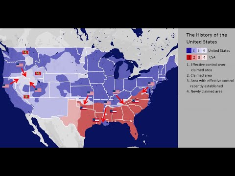 The History of the United States Map Every Year (Revolutionary War 1775 - 2024)