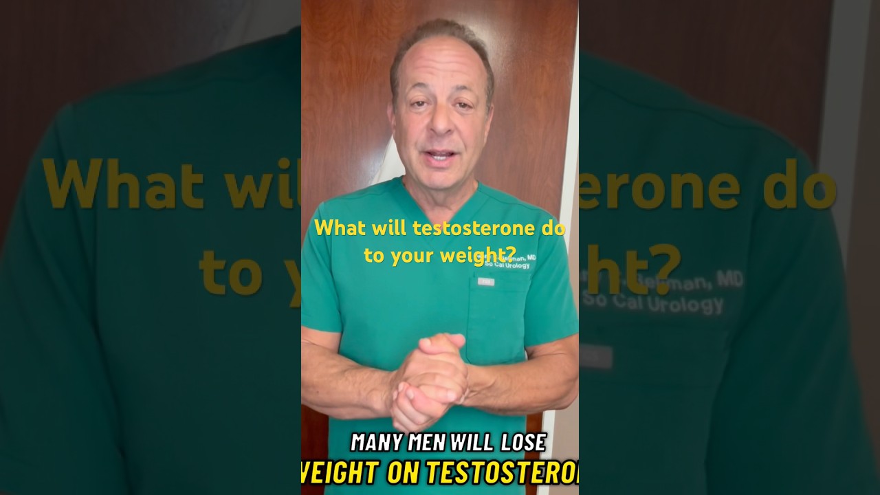 What will testosterone do to your weight? #trt #menshealth #weightloss