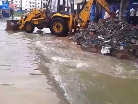 Nizampet, Bandari Layout Heavy floods - Hyderabad Rains- 2016