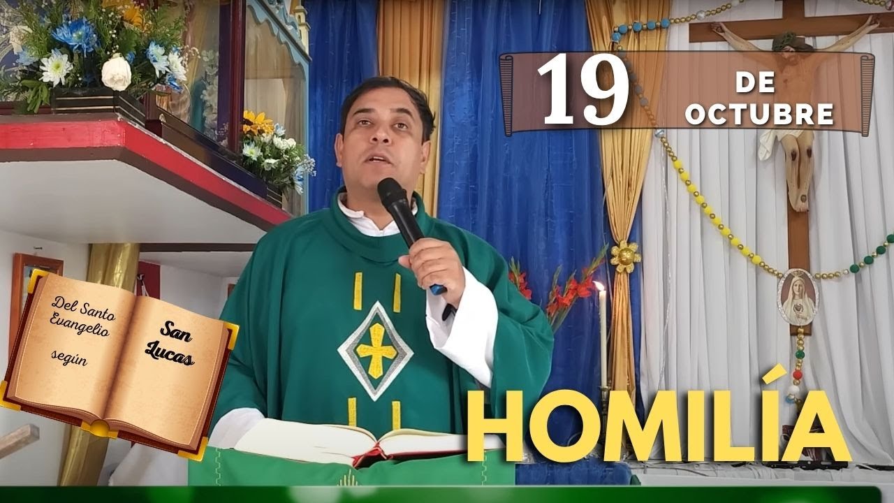 GOSPEL OF TODAY Sunday, October 19, 2025 - Father Arturo Cornejo