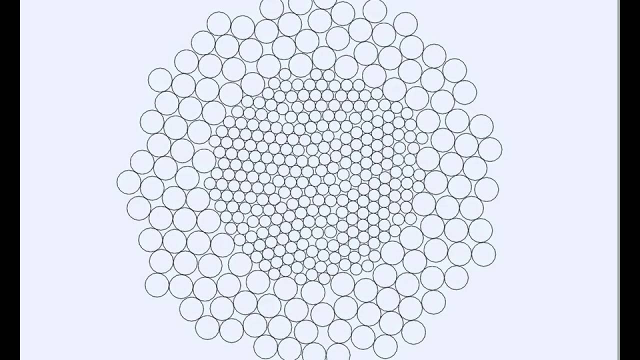 Circle Packing - Push/Pull - Grasshopper - Rhinoceros (first)