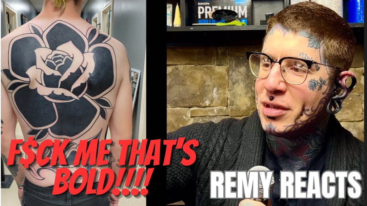 Reacts Reacts to Blackwork tattoos #5 #tattoo #tattoos #ink