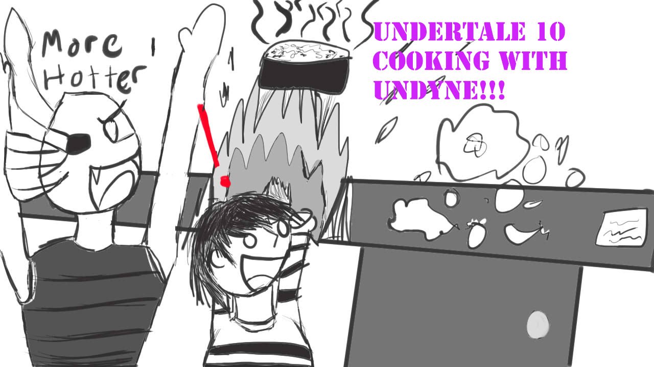 Undertale 10 Cooking with Undyne!