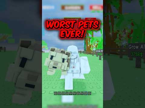 NEVER Use These Pets in Grow a Garden (Roblox) #growagarden