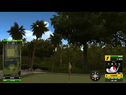 Golden Tee Great Shot on Hidden Temple!