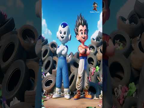 Used Tire Art Meets Dragon Ball — Can Goku Bring Tires to Life #goku