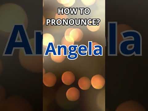 Angela. How to pronounce that name in Spanish