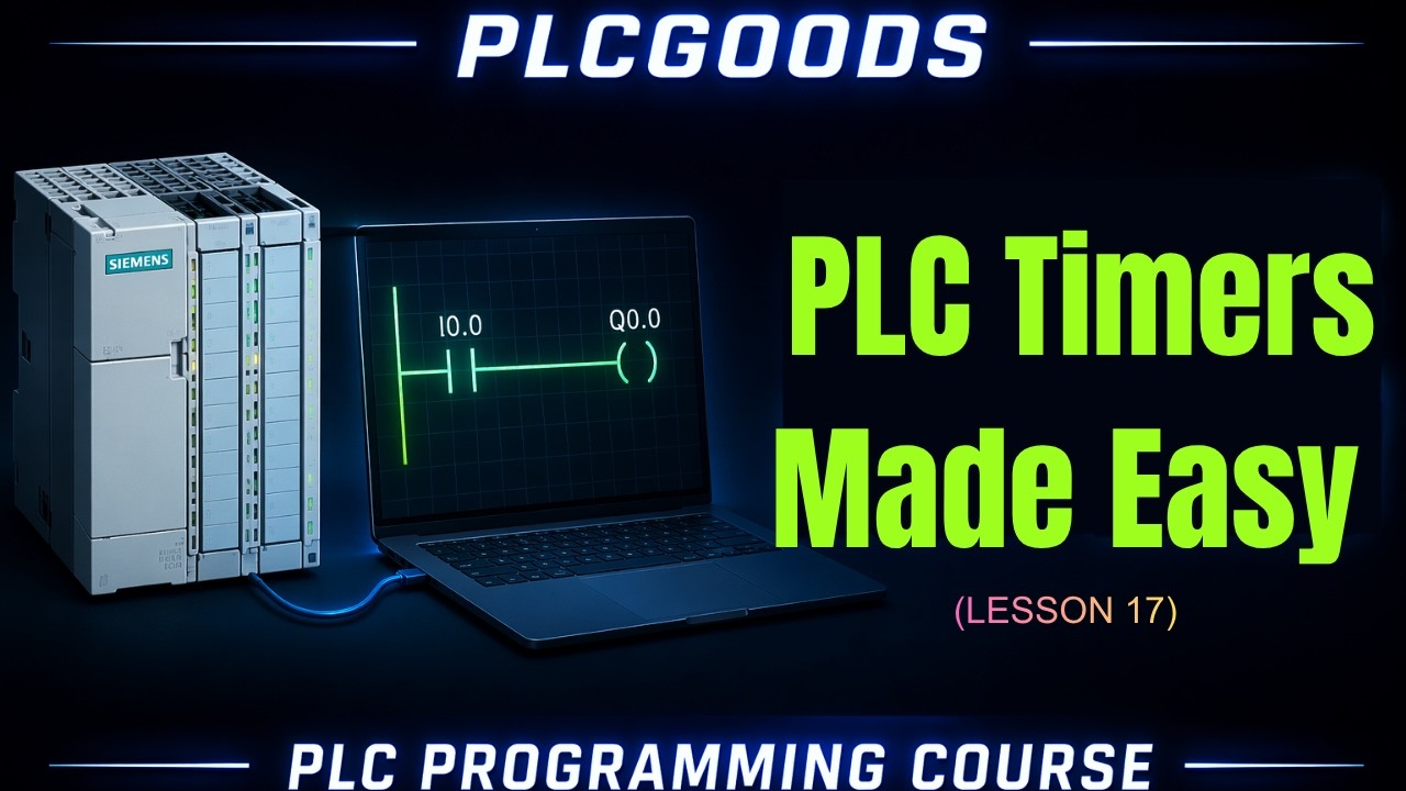 On delay off delay timer tutorial - on delay TIA timer - off delay TIA timer | Lesson17