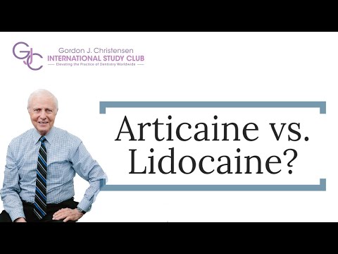 Articaine vs. Lidocaine?