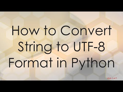 How to Convert String to UTF-8 Format in Python