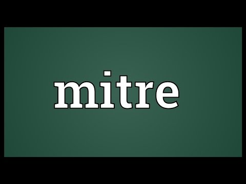 Mitre Meaning