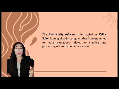 PRODUCTIVITY SOFTWARE APPLICATION