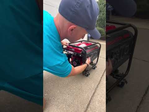 HOW TO START A PREDATOR GENERATOR FROM HARBOR FREIGHT