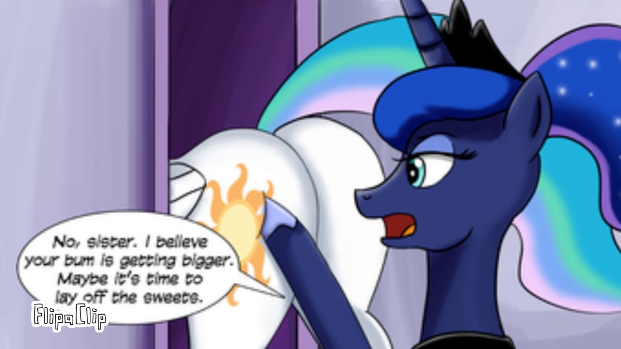 [MLP Comic Dub] Celestia's Struggle (comedy)
