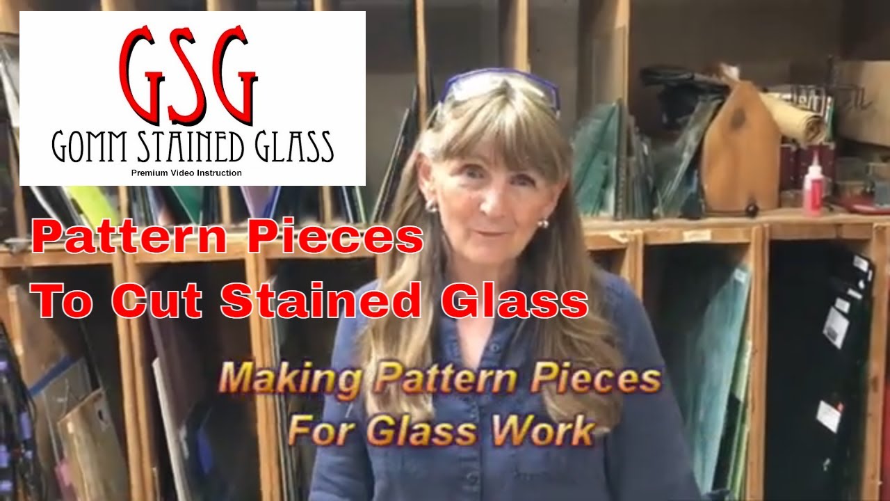 How We Make Pattern Pieces For Cutting Glass V 429